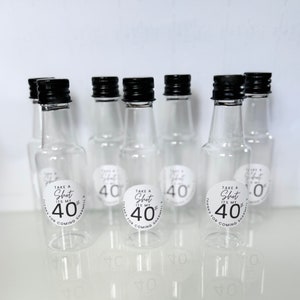 Personalised Shot Bottles: Wedding/party Favors - Etsy UK