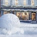 Christmas Snowball Scene - Digital Backdrop. - Etsy