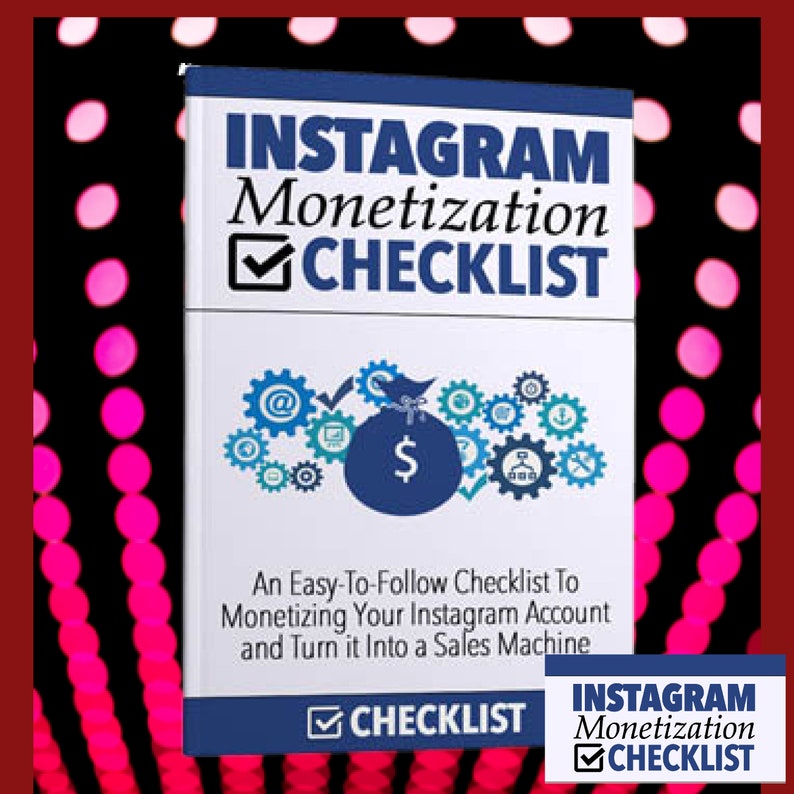 Instagram Monetization Checklist for Beginners Digital Ebook - Etsy