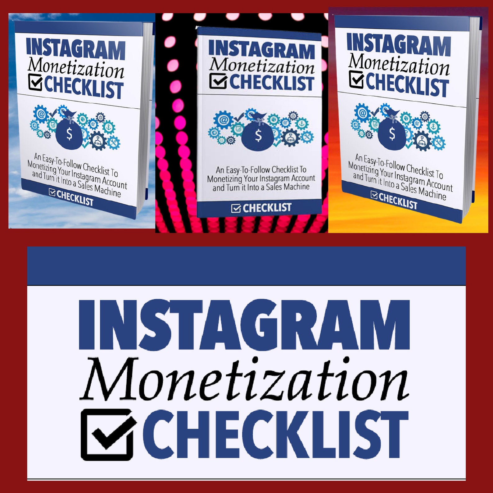 Instagram Monetization Checklist for Beginners, Digital Ebook, Instagram Growth Builder ...
