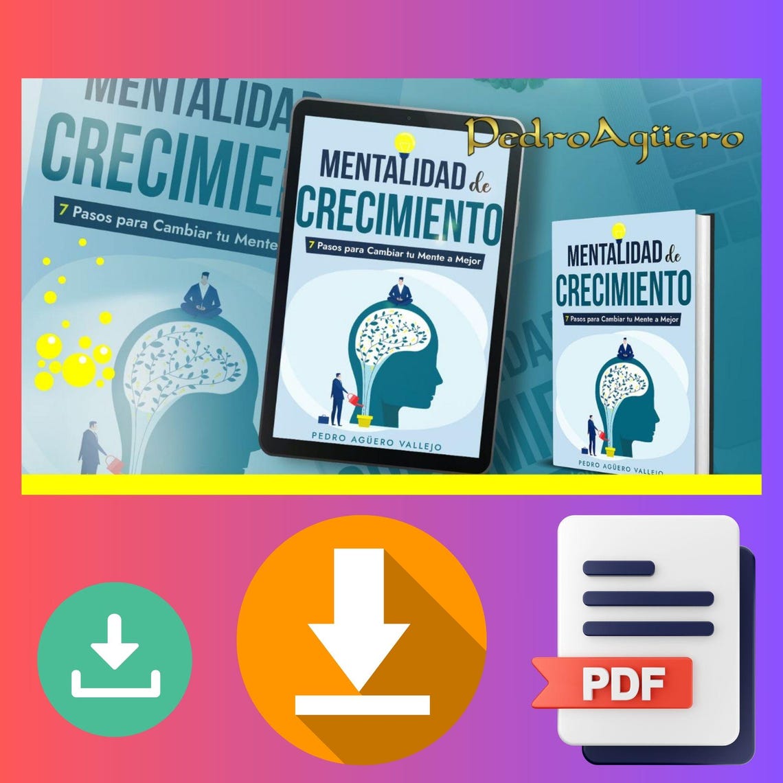 Mentalidad De Crecimiento 7 Pasos Para Cambiar Tu Vida A Mejor Libro De Mentalidad - Etsy