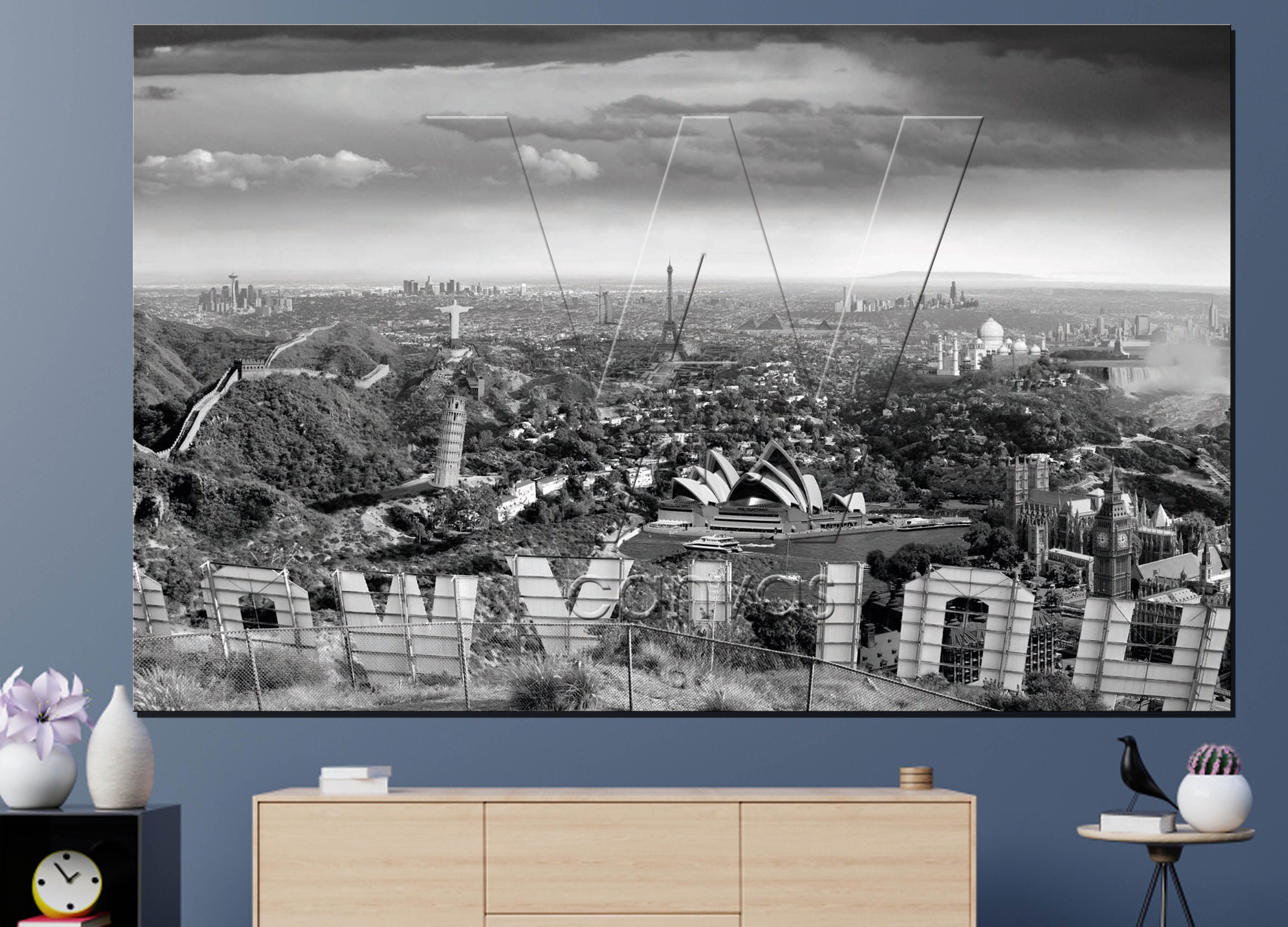 Hollywood Wall Decor Wall Art Wall Art Canvas Wall And Etsy