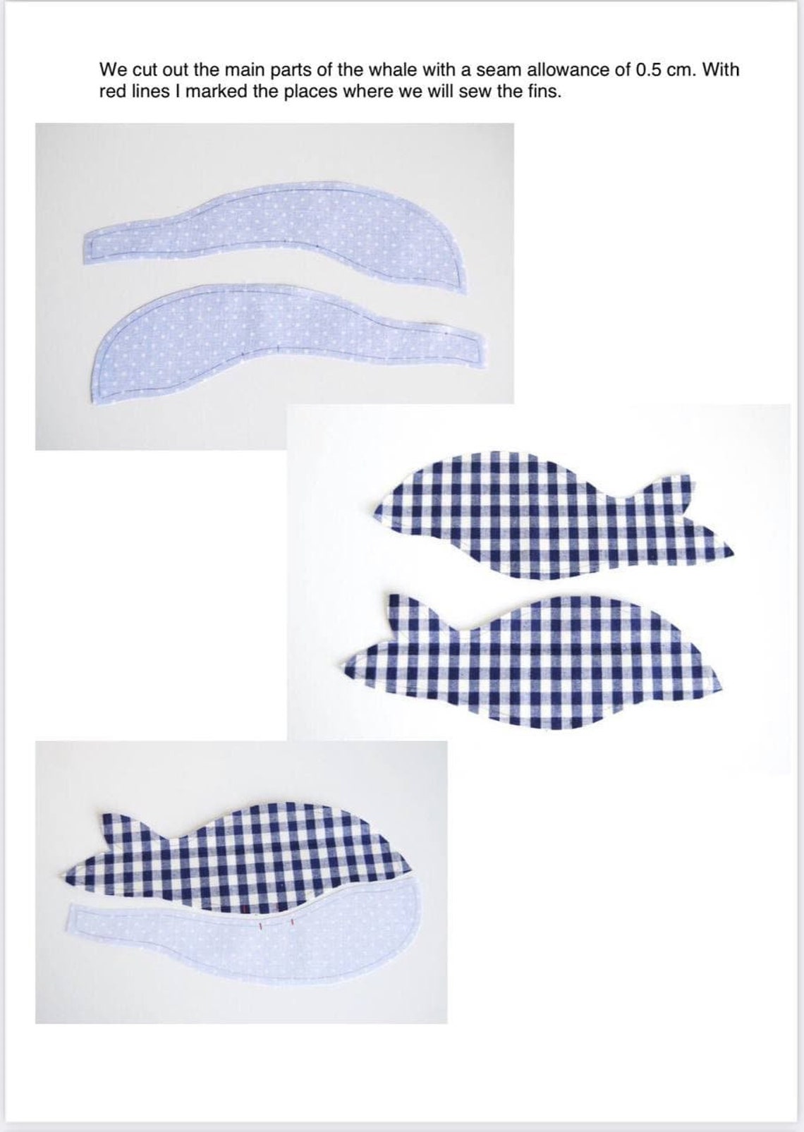 PDF Whale Pattern Denim Whale Instant Digital Printable | Etsy