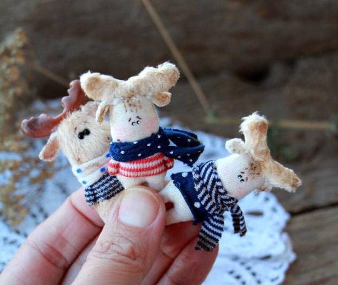 PDF Moose Pattern Plush Moose Moose Tutorial Stuffed Toy - Etsy