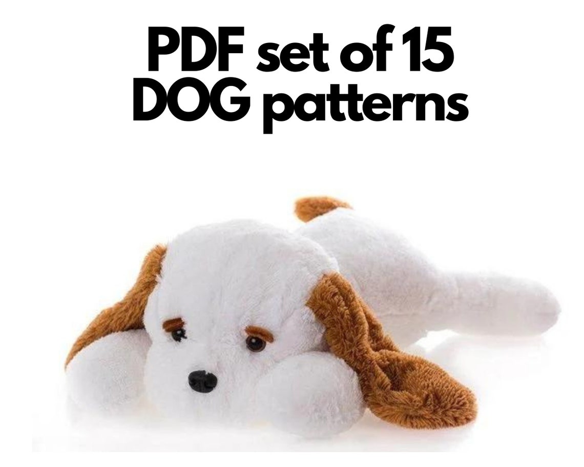 Set of 15 PDF Dog Toy Patterns WITHOUT INSTRUCTION 3 Sizes - Etsy
