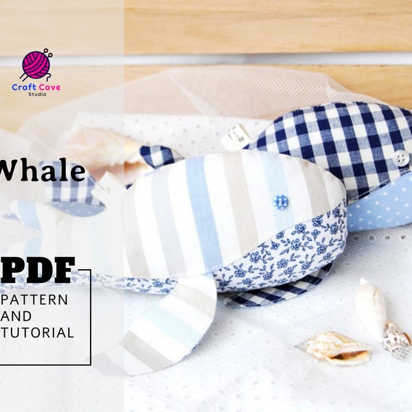 Denim Whale - Etsy