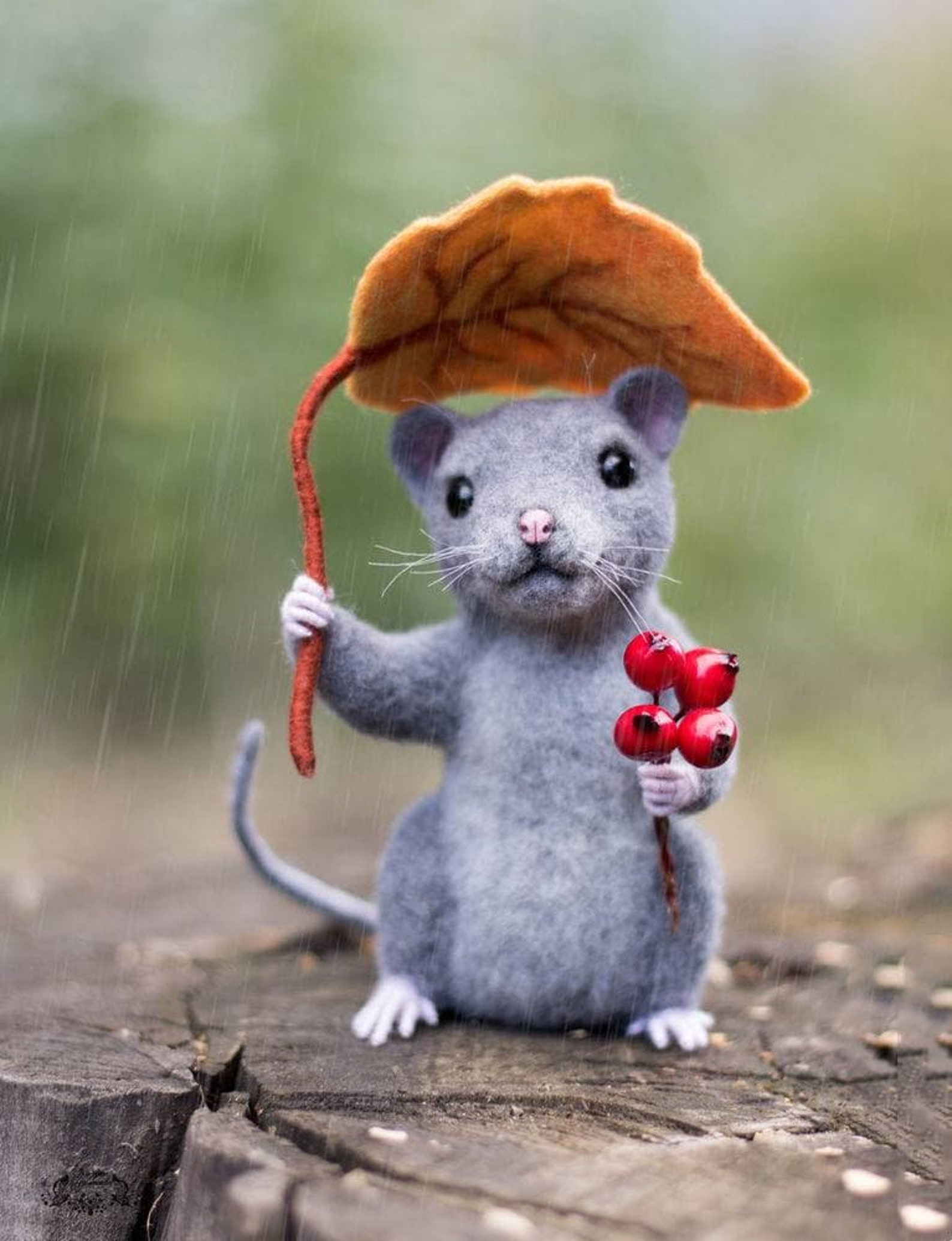 PDF Needle Felted Mouse Tutorial, Mouse Tutorial,needle Felted Animal ...