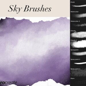 9 Procreate Sky Brushes / Digital Download - Etsy