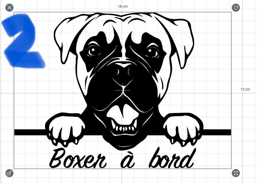 Car sticker boxer | Etsy