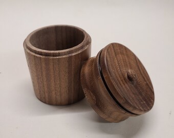 Wood Turned Lidded Box - Etsy