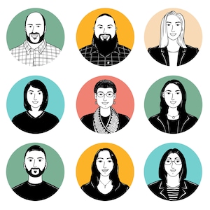 Custom Minimal Avatar Illustration for User Profiles, Social Media ...