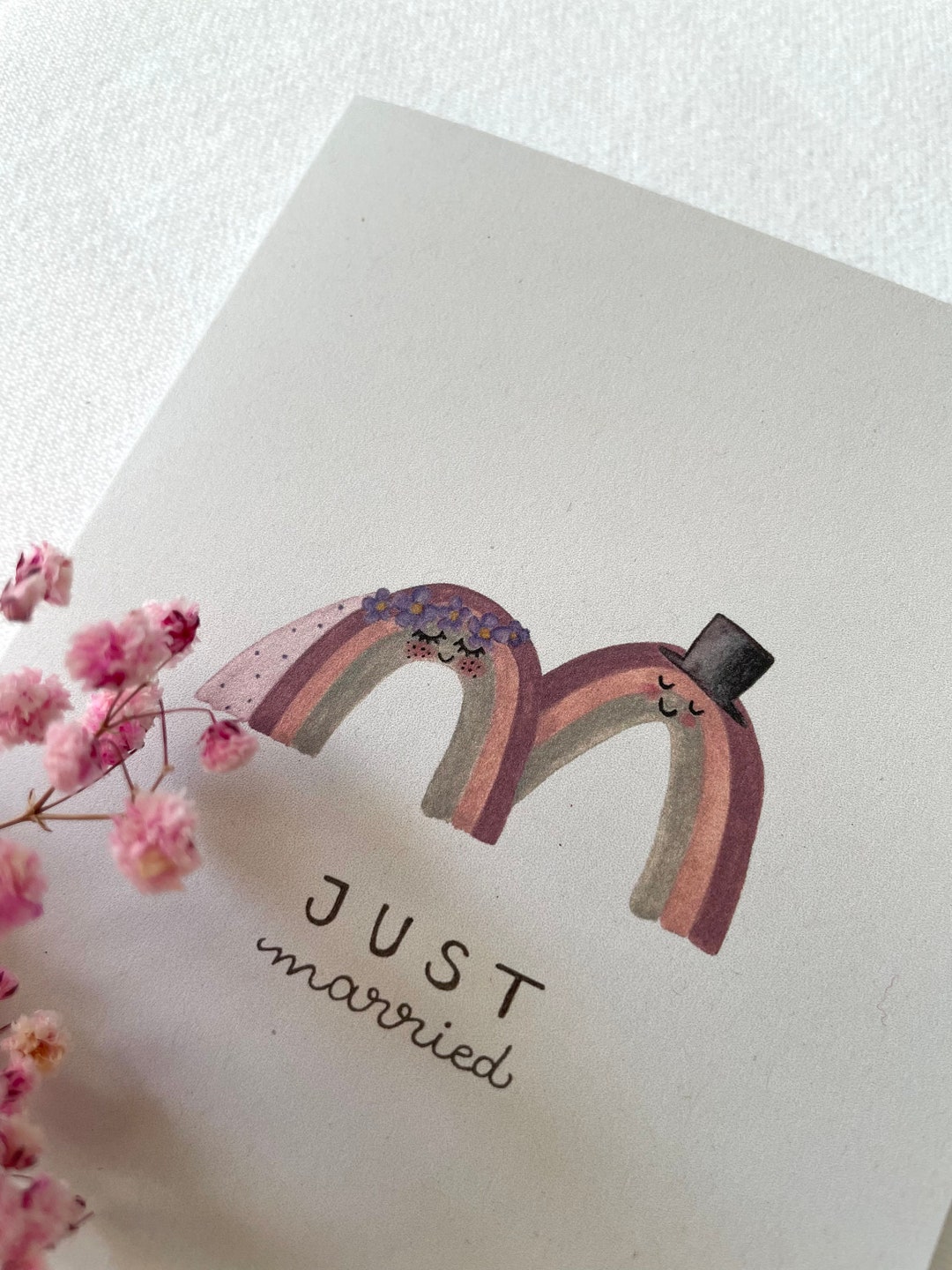 Folding Card Wedding Congratulations Card Wedding Card - Etsy