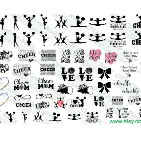 Cheerleading Decal - Etsy