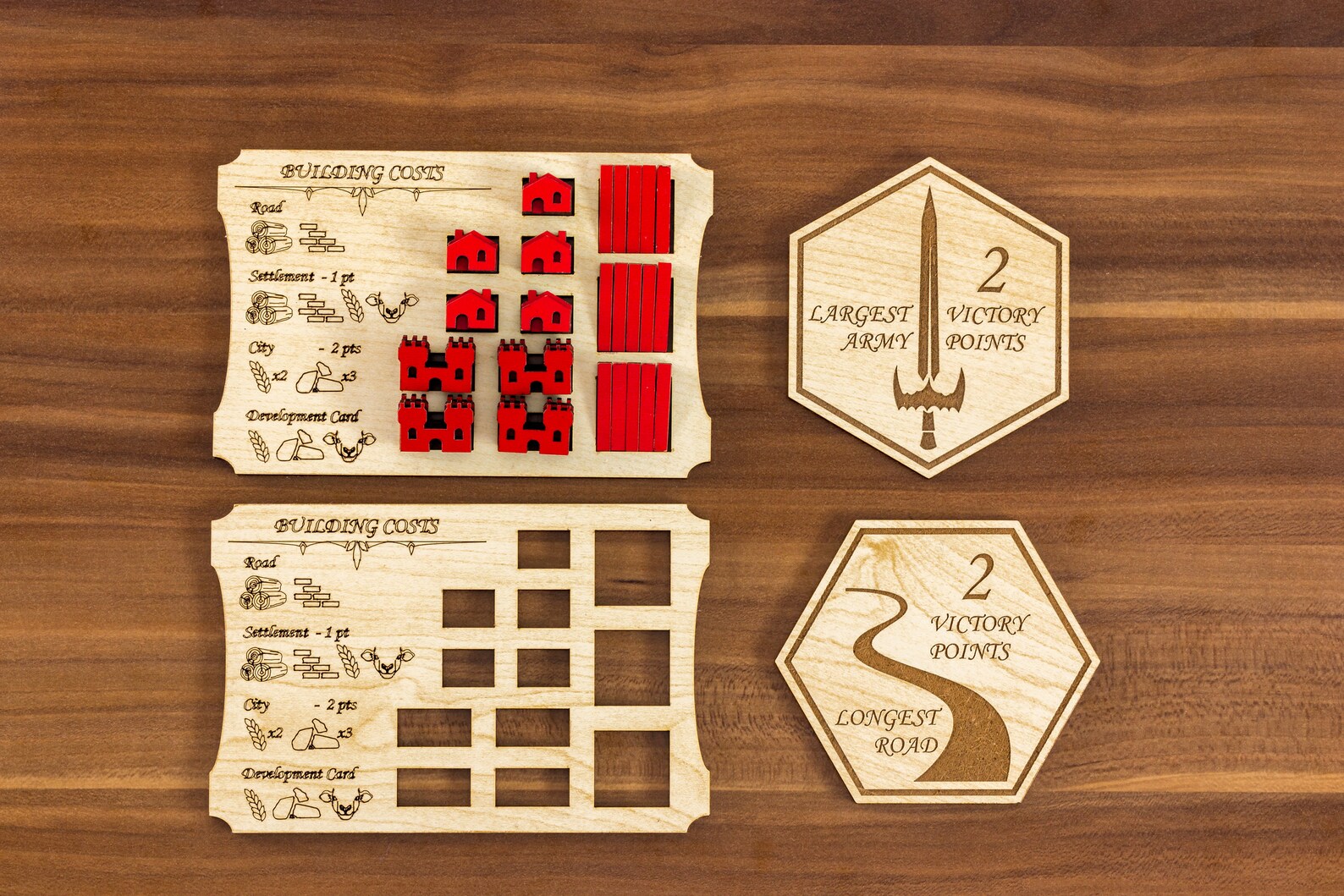 Organizer for Custom Settlers Wood Board Game Holder - Etsy