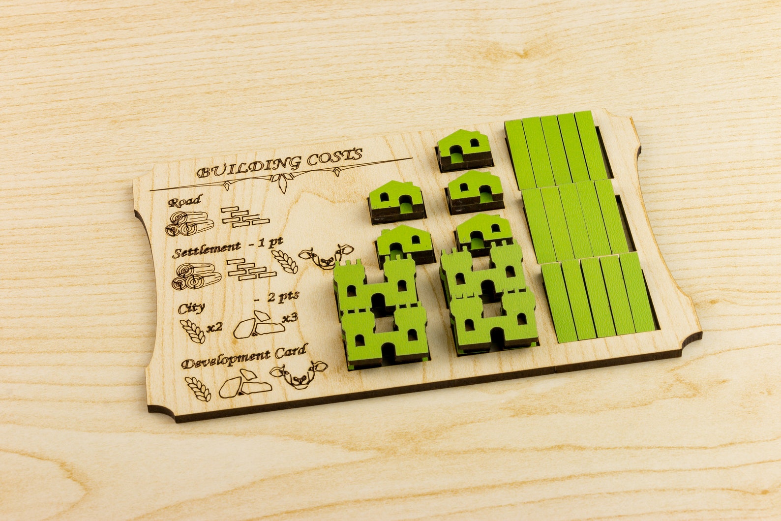 Organizer for Custom Settlers Wood Board Game Holder - Etsy