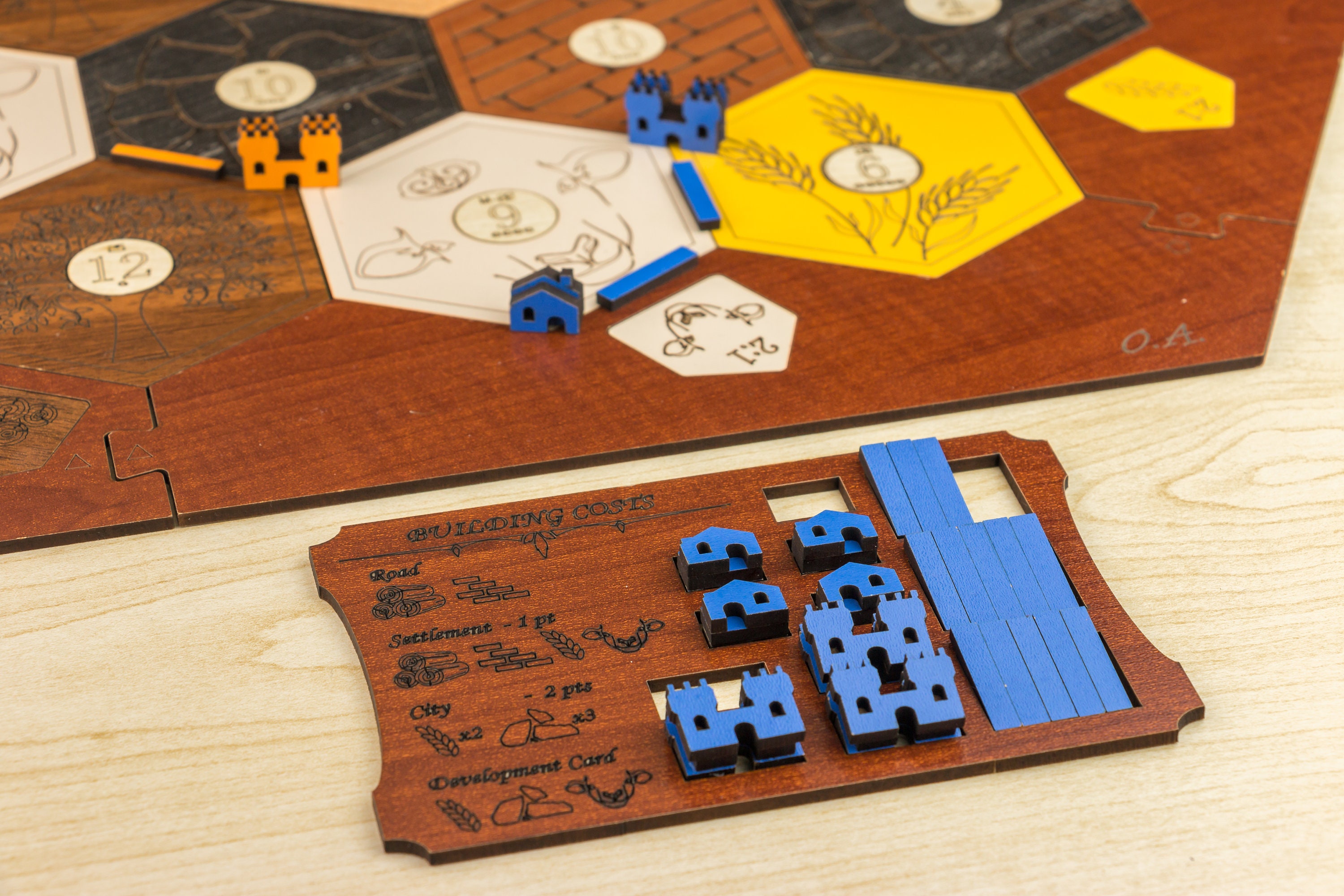 Custom Wood Board Game Pieces 4 And 6 Players Building Etsy custom-wood-board-game-pieces-4-and-6-players-building-etsy