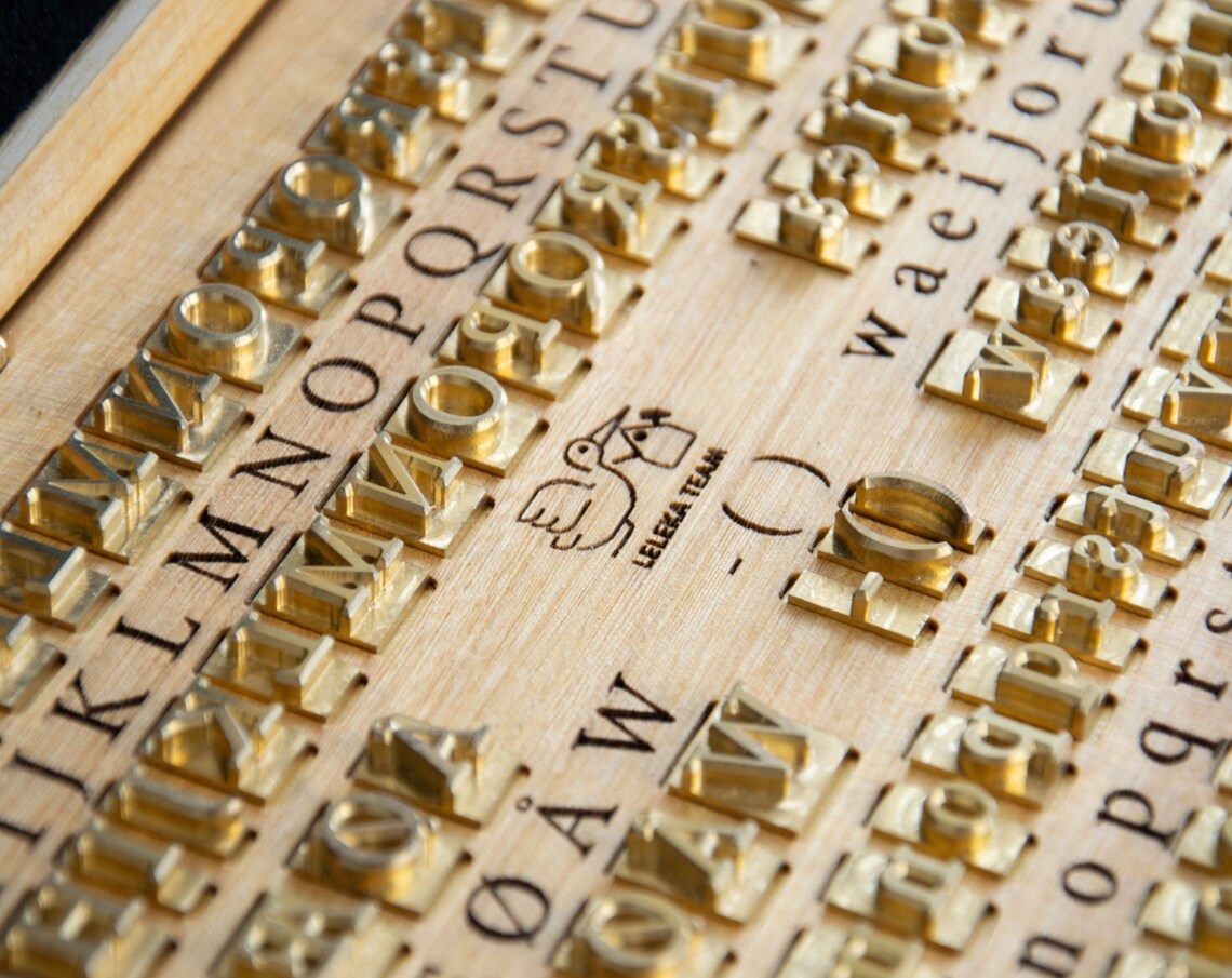 26 Letters and Numbers Customized Leather Stamp - Etsy