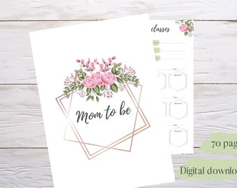 Printable Pregnancy Journal & Memory Book New Mother Gift | Etsy