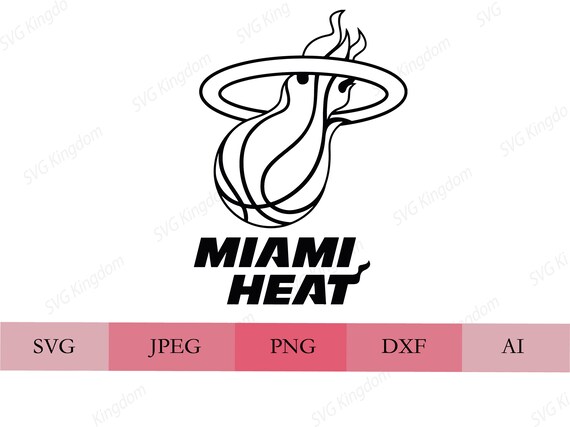 Miami Heat Logo svg Miami Heat Logo cut file Miami Heat Logo | Etsy