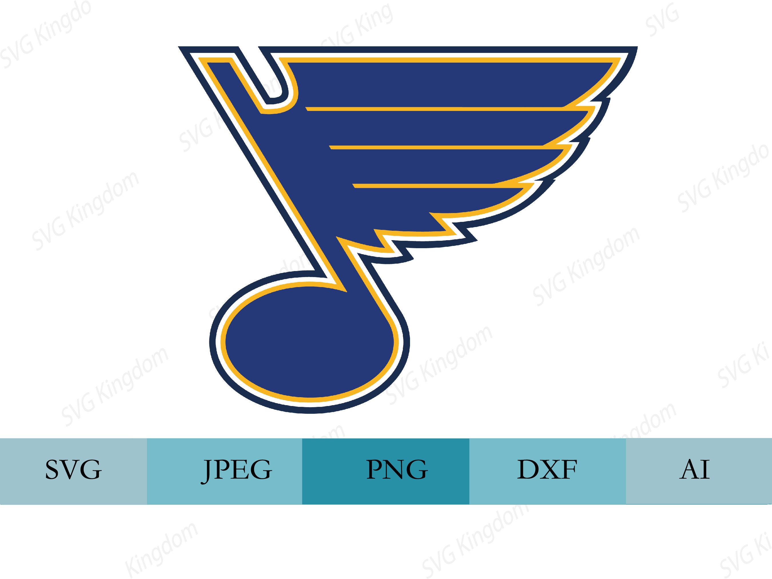 St. Louis Blues logo svg Hockey NHL logo team svg dxf | Etsy