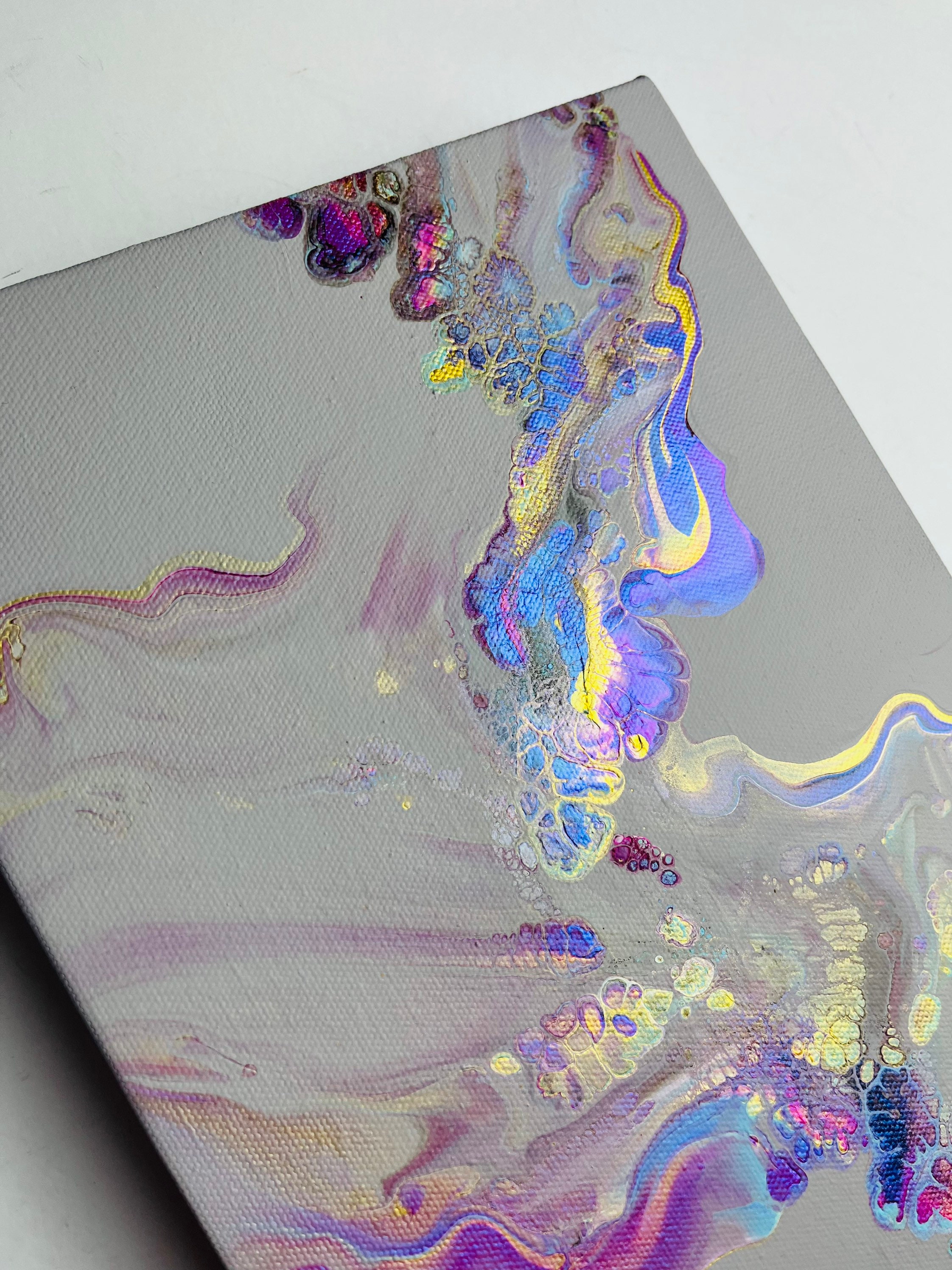 Colourful Acrylic Painting on Canvas - Etsy