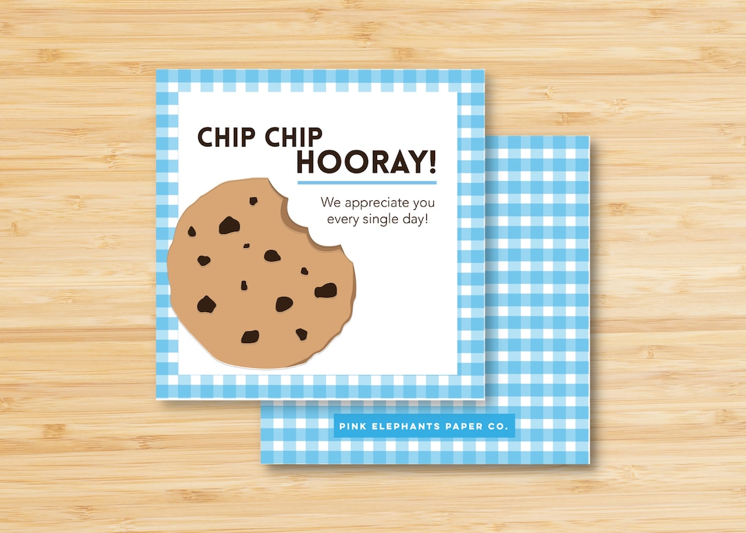 Teacher Appreciation - Chip Chip Hooray! Tag - Etsy