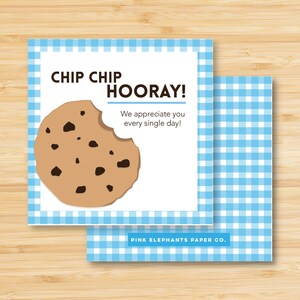 Teacher Appreciation - Chip Chip Hooray! Tag - Etsy