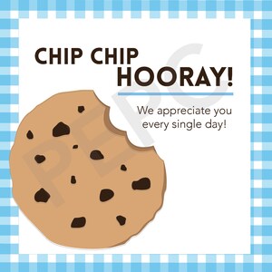 Teacher Appreciation - Chip Chip Hooray! Tag - Etsy