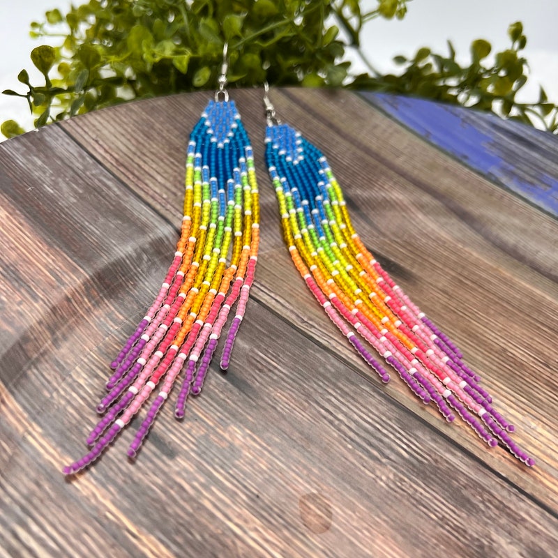 Neon Earrings - Etsy