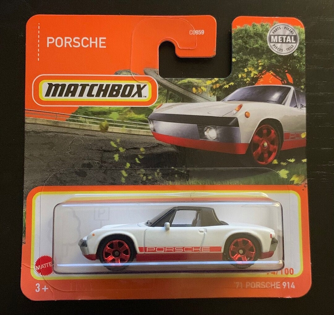 Matchbox 1971 Porsche 914-white With Red Wheels-hard to Find Collector ...