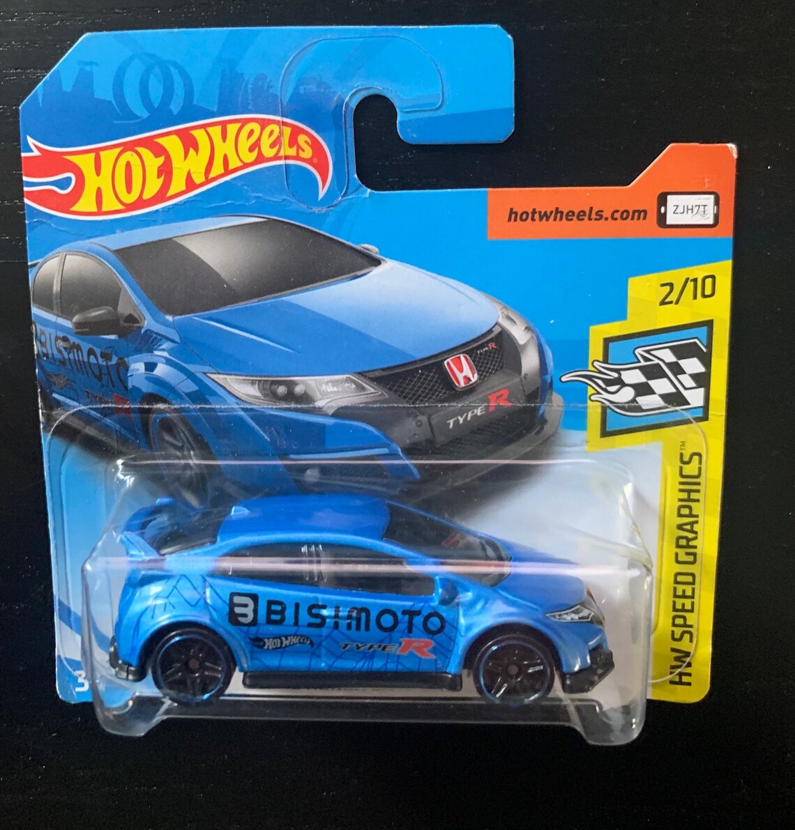 Hot Wheels 2016 Honda Civic Type R-blue With Black Wheels -hard to Find ...