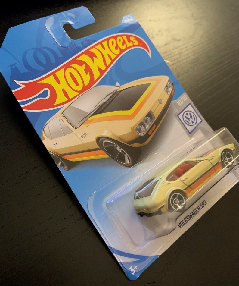 Hot Wheels Volkswagen Sp2-creme With Black/orange Stripes-long Card ...