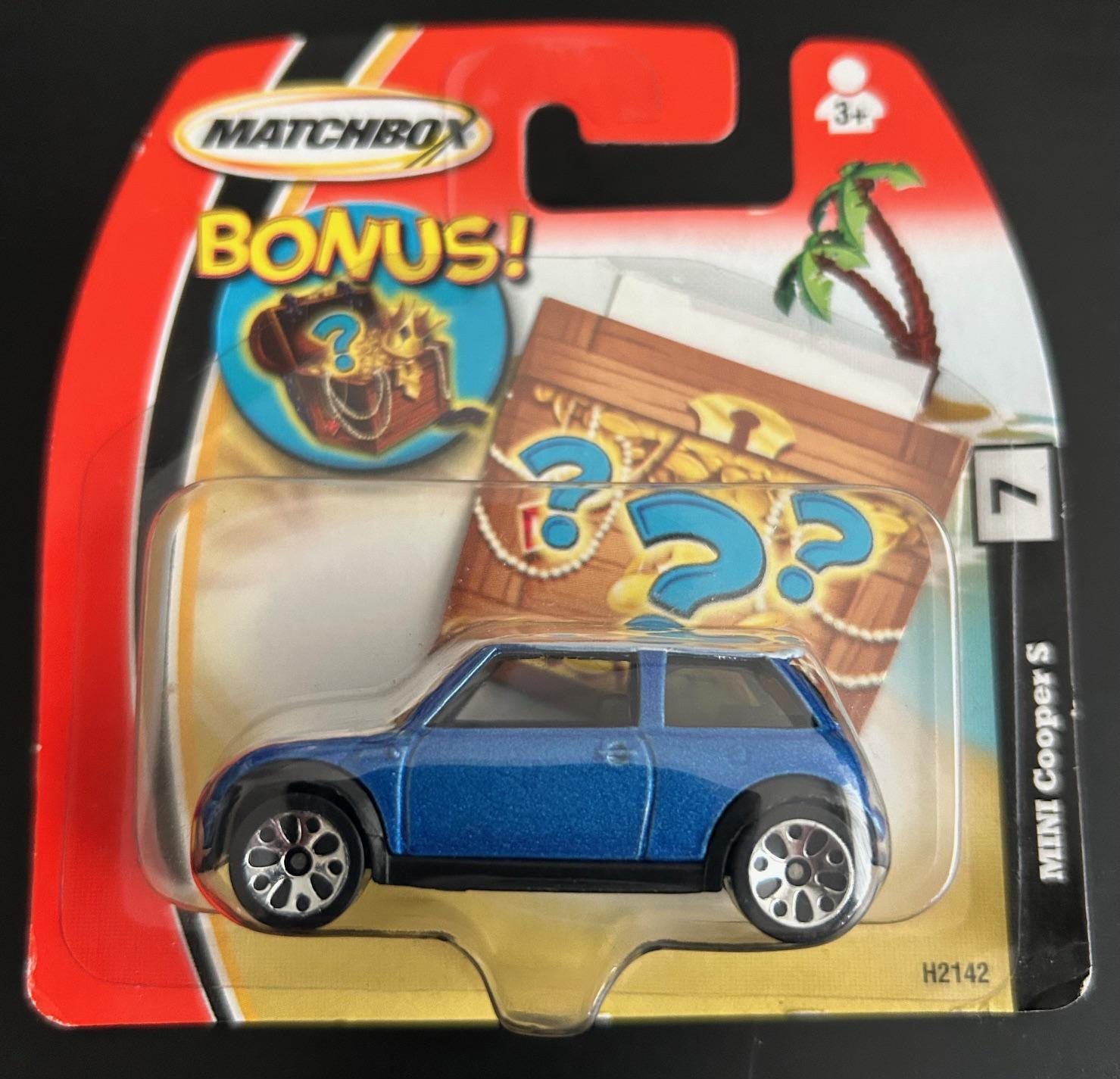 Matchbox Mini Cooper S-blue With White Roof-2004 -treasure Bonus-short ...