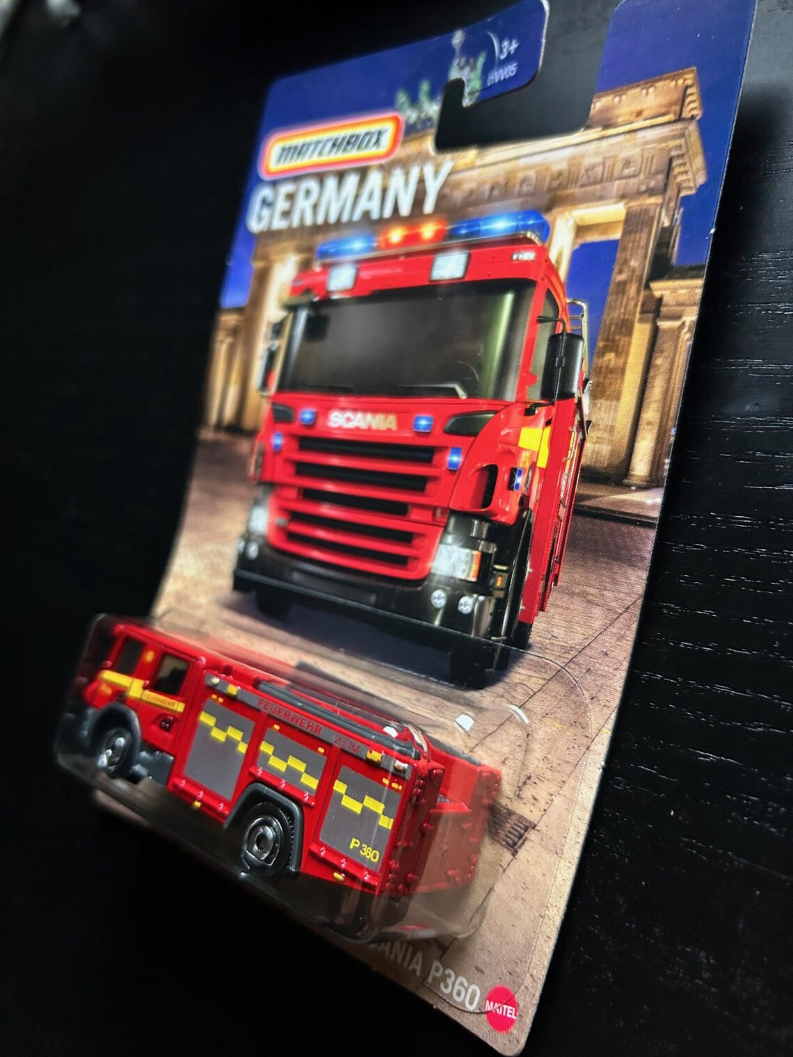 Matchbox Scania P360- Fire Engine-red-long Card -hard to Find Collector ...