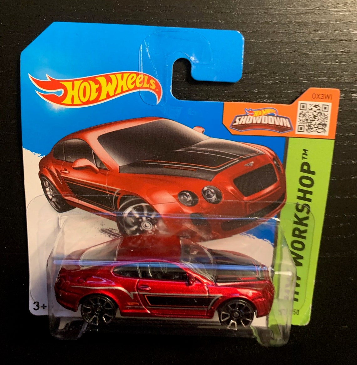 Hot Wheels Bentley Continental Supersports-red With Black Hood-2014 HW ...