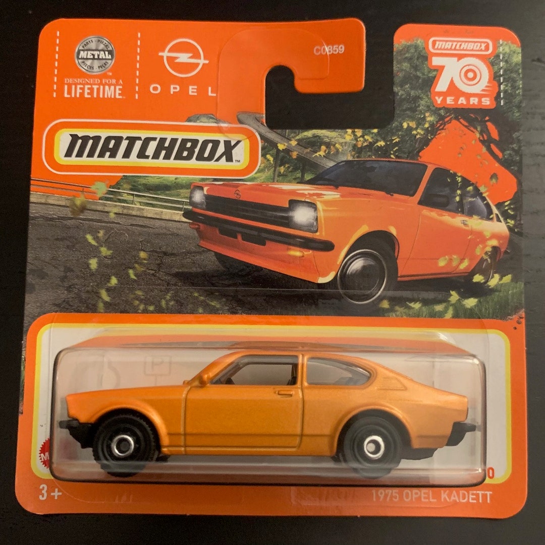 Matchbox 1975 Opel Kadett C GT/E- Orange With Black Interior- Short ...