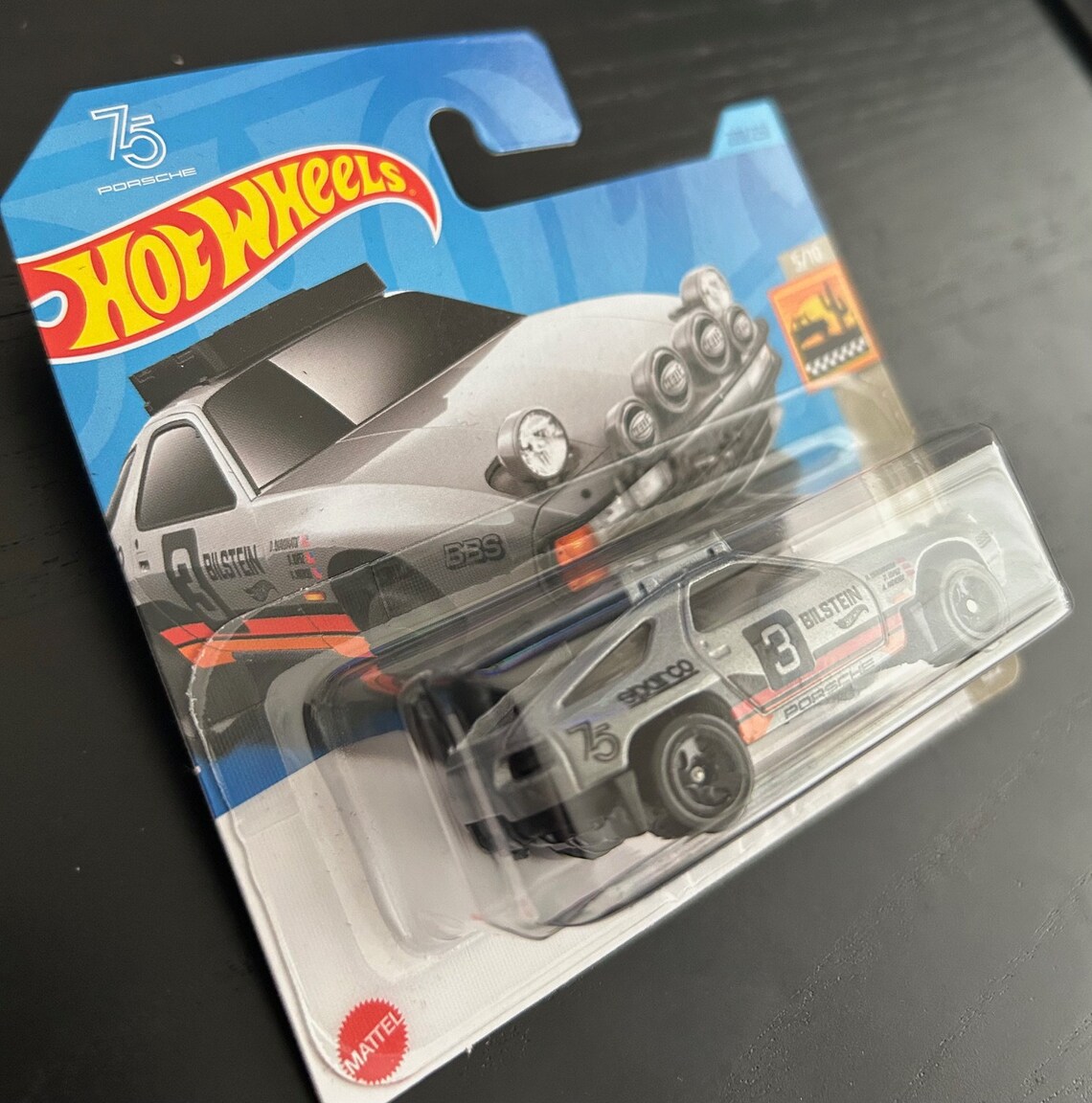 Hot Wheels Porsche 928S Safari-silver With Black Wheels-short Card ...