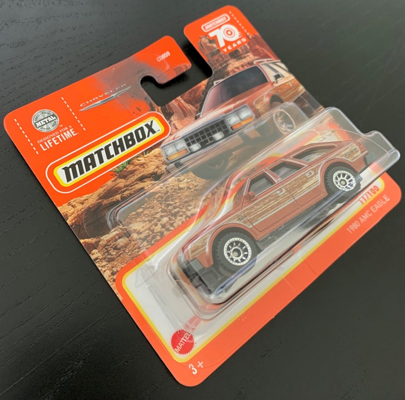 Matchbox 1980 AMC Eagle-brown With Wood Panels-short Card -hard to Find ...