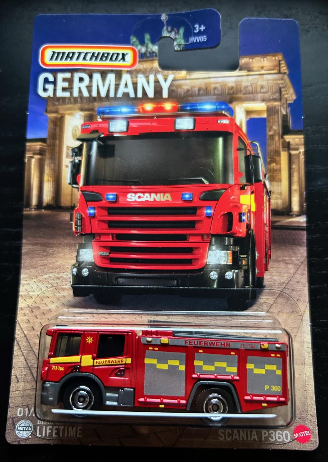 Matchbox Scania P360- Fire Engine-red-long Card -hard to Find Collector ...