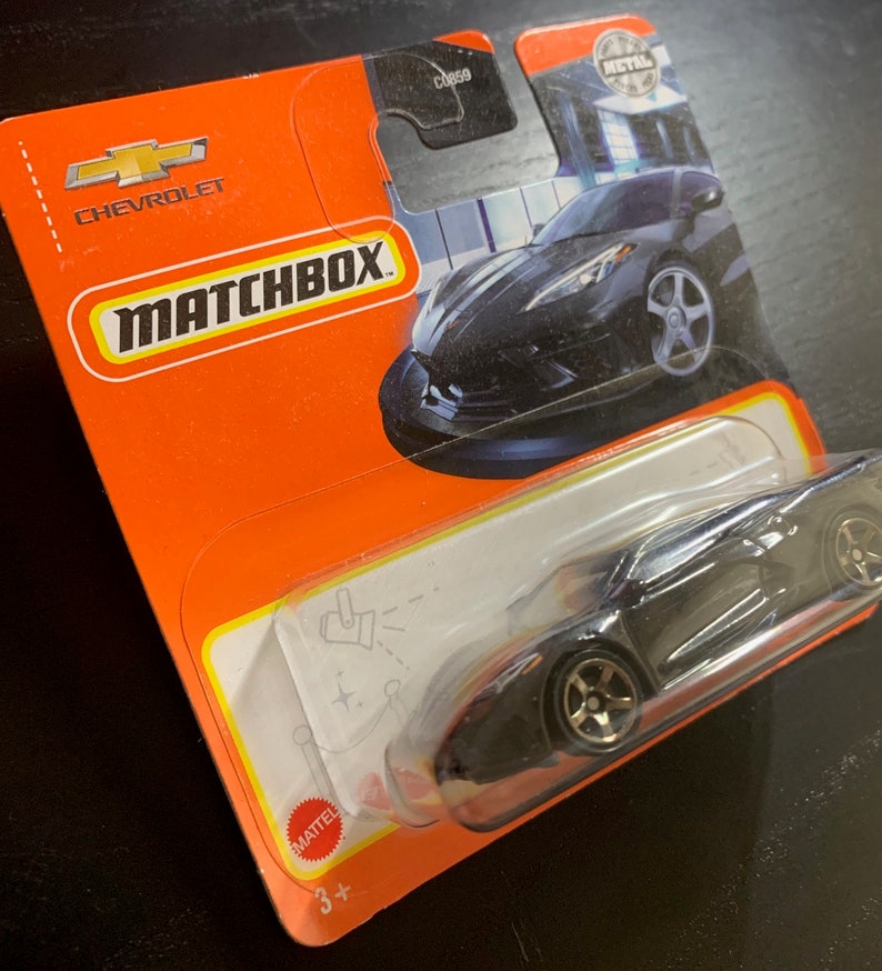 Matchbox 2020 Chevrolet Corvette C8-black With Black - Etsy
