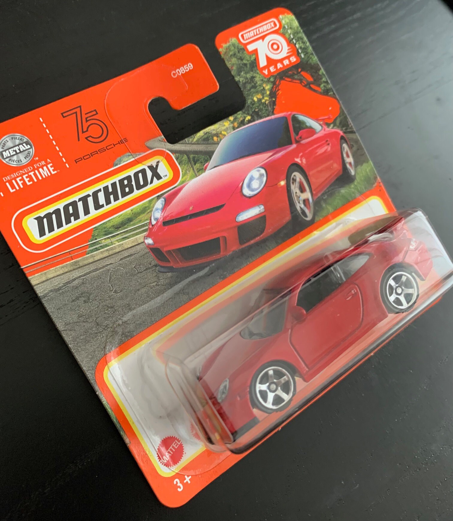 Matchbox 2007 Porsche 911 Gt3-red With Black Interior-short Card- MBX ...