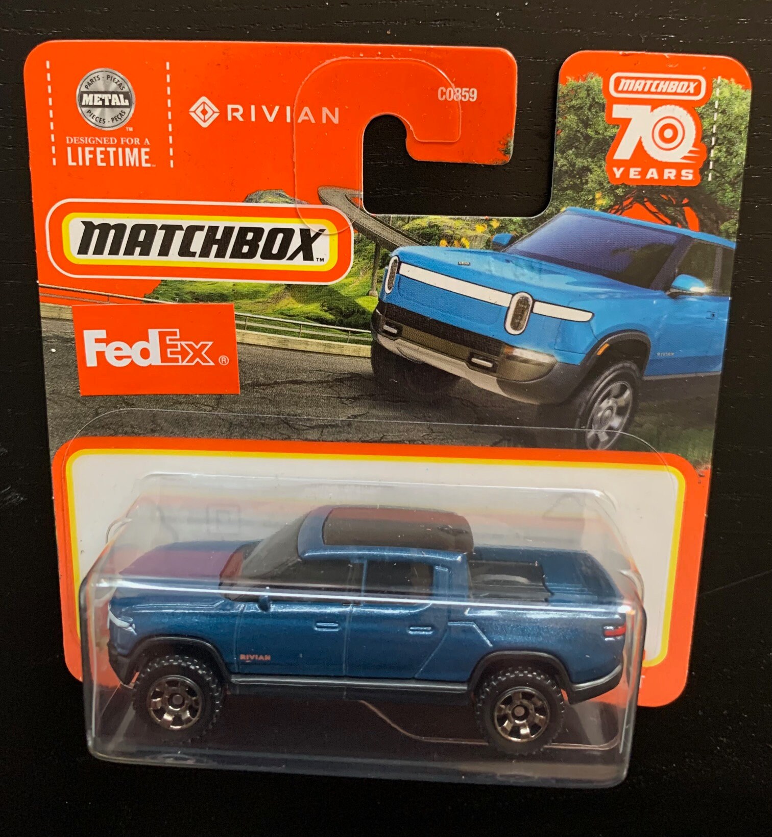 Matchbox Rivian R1T Truck- Blue-short Card -hard to Find Collector ...