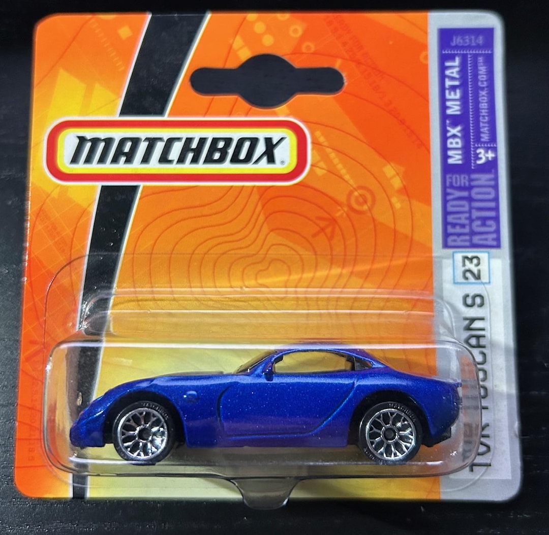 Matchbox TVR Tuscan S-blue With Black Interior-2006 MBX Metal-short ...
