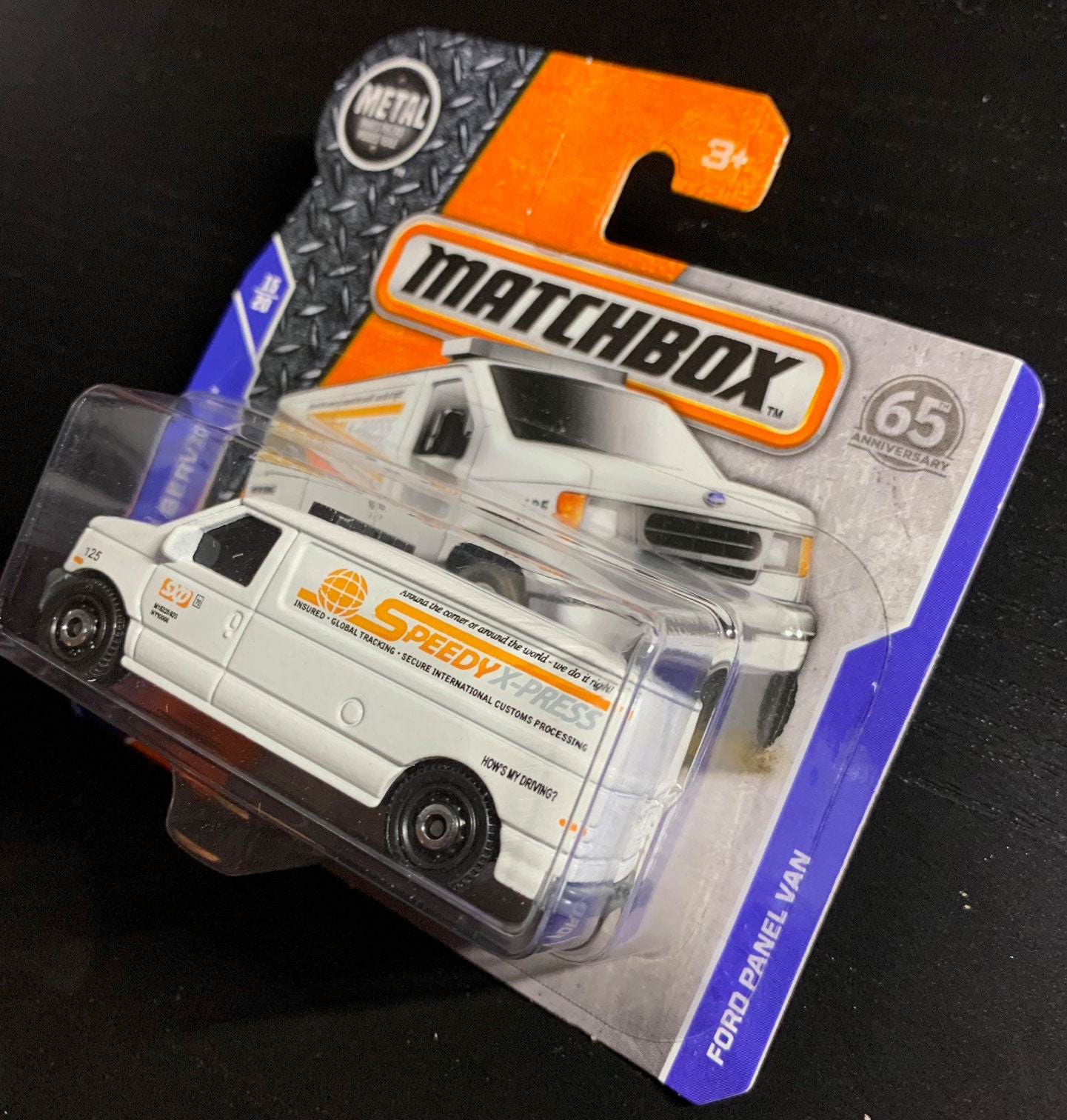 Matchbox Ford Panel Van-white With Black Wheels-short Card hard to Find ...