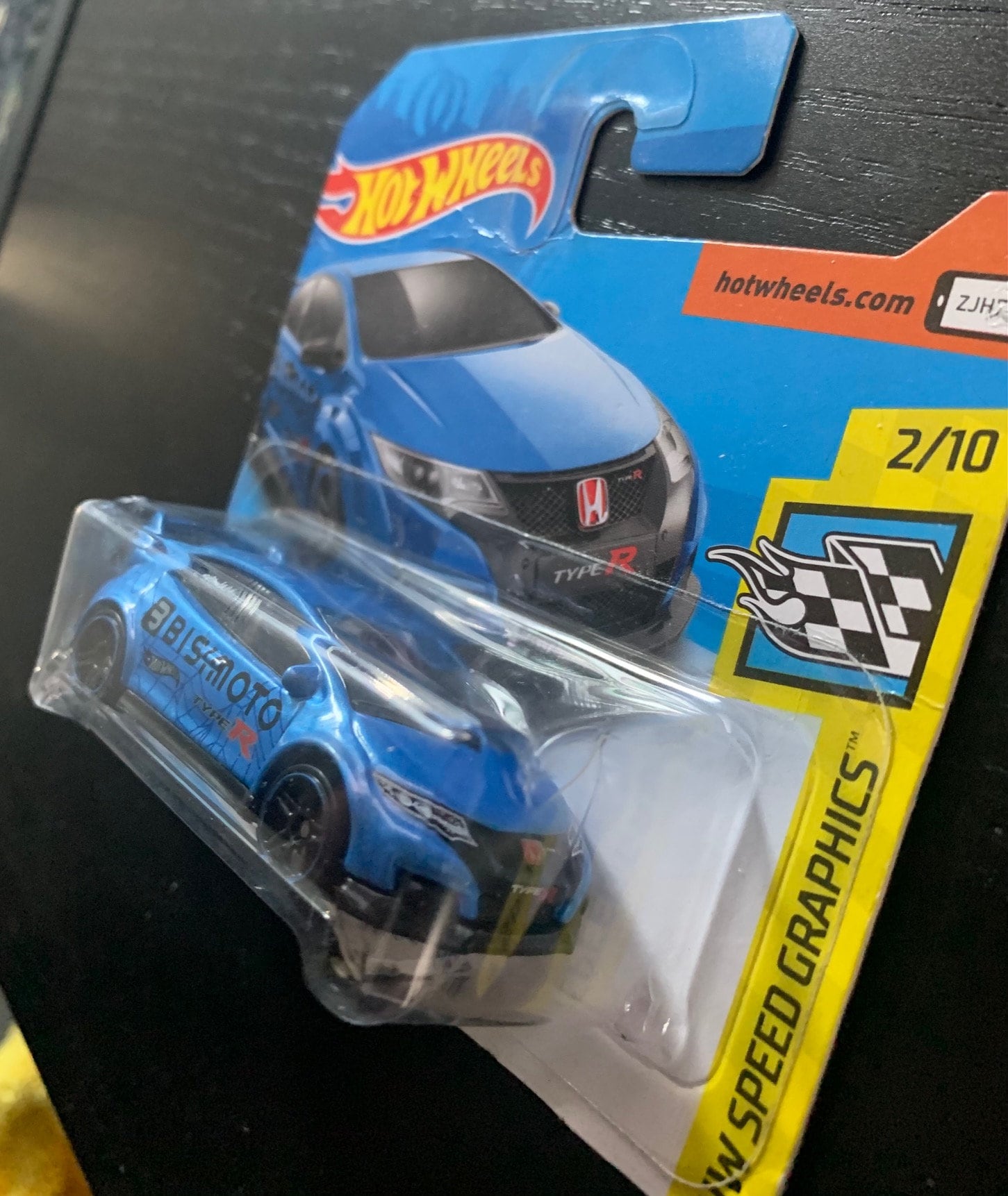Hot Wheels 2016 Honda Civic Type R-blue With Black Wheels -hard to Find ...