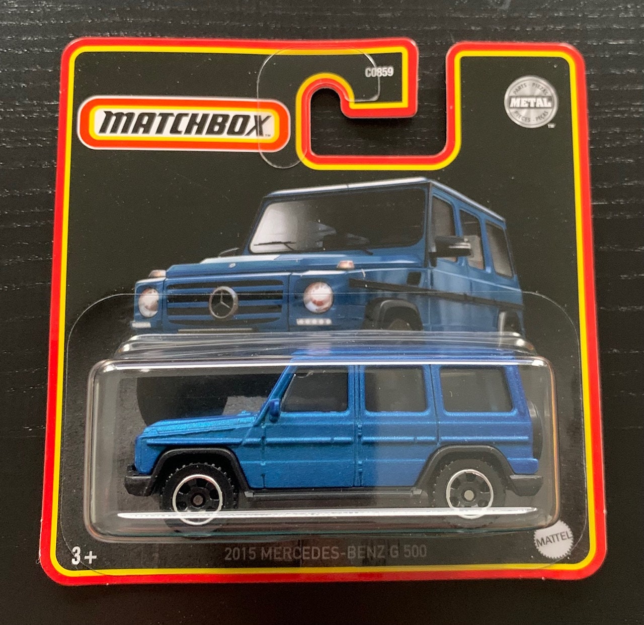 Matchbox 2015 Mercedes Benz G500-matte Blue With Black Interior-short ...
