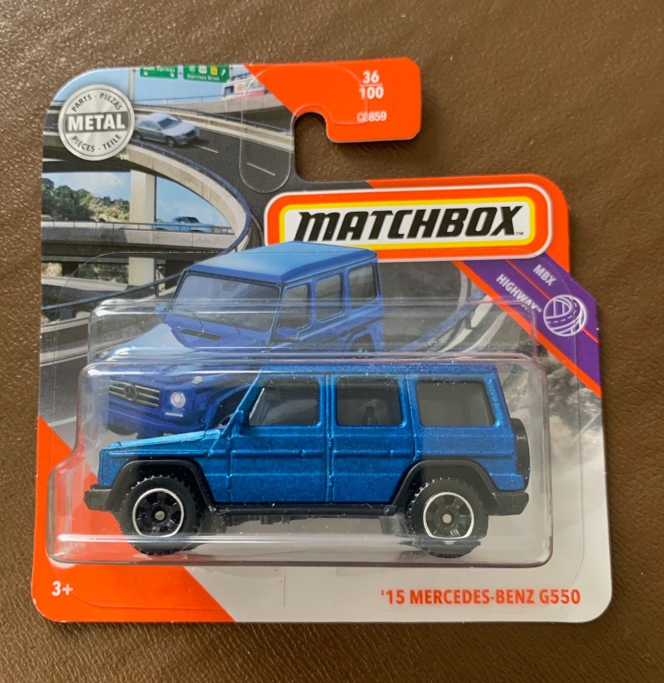Matchbox 2015 Mercedes-benz G550-matte Blue-mbx Highway-hard to Find ...