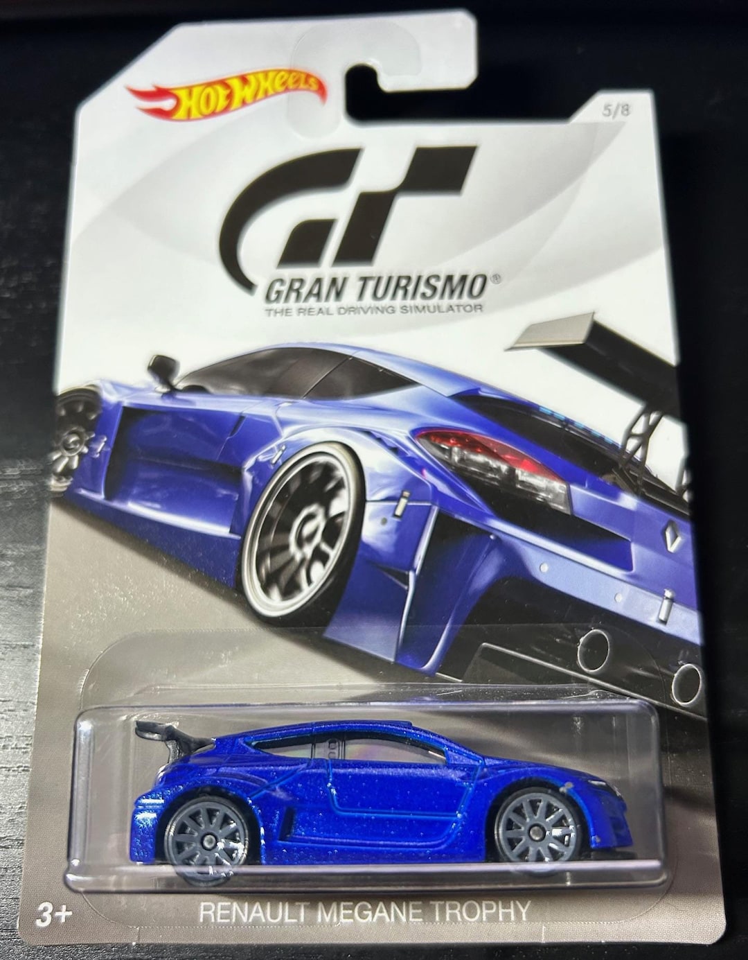 Hot Wheels Renault Megane Trophy-blue With Grey Wheels-gran Turismo ...
