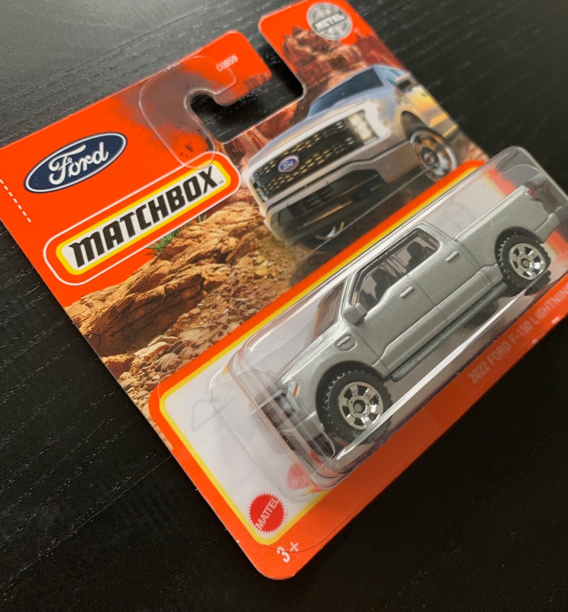 Matchbox 2022 Ford F-150 Lightning- Silver With Black Interior-short ...