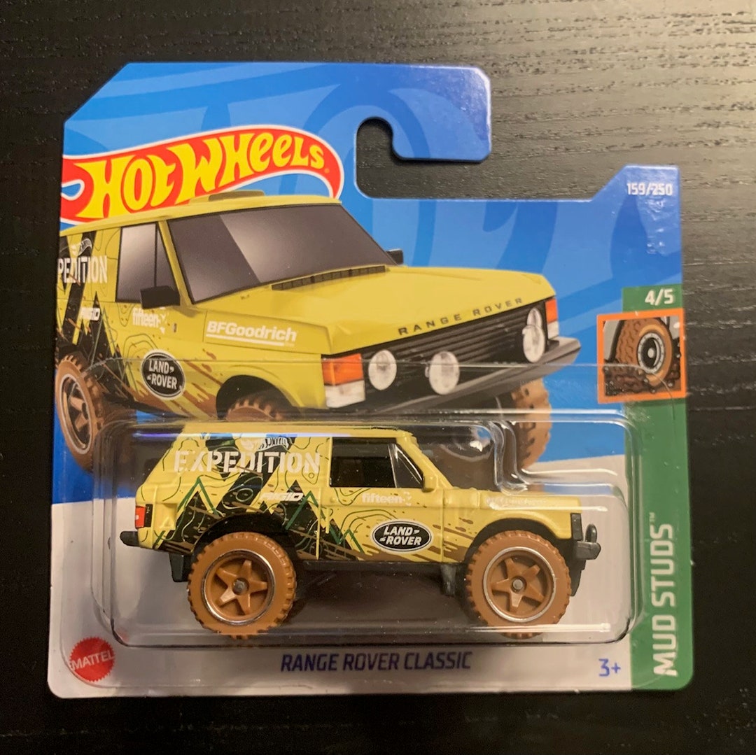 Hot Wheels Range Rover Classic-crème With Black Interior-short Card ...
